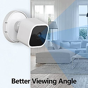 Blink Mini Camera Wall Mount Bracket, 2 Pack with Strong Adhesive Stand Bracket, Only Fit for Blink Mini Indoor Camera, No Drill, No Screws, Easy to Install (Blink Mini is NOT Included)