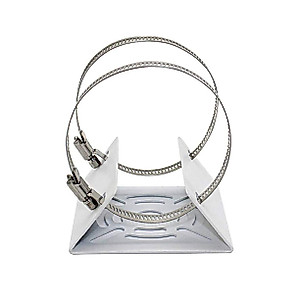 Ares Vision Universal CCTV Camera Metal Pole Mount Junction Bracket (2 Pack) - Durable Camera Pole Mount, Reliable CCTV Pole Mount, Sturdy Pole Mount for CCTV Cameras, Easy Installation