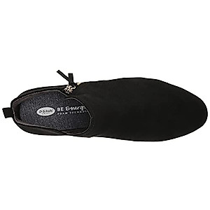 Dr. Scholl's Shoes Women's Rate Zip Ankle Boot Black Microfiber 9 W
