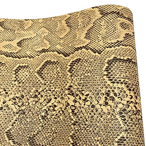 Yifely Snake Skin Print Tabletop Protect Paper Self-Adhesive Shelf Liner Makeup Cabinet Decor 17.7 Inch by 9.8 Feet