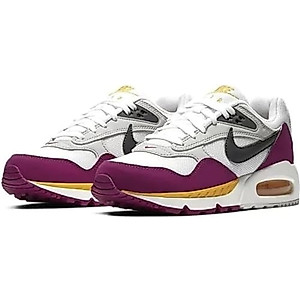 Nike Women's Air Max Correlate Shoes, White/Dark Grey-University Gold-Rave Pink, Size 7.5