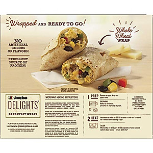 Jimmy Dean Delights Southwest Style Breakfast Wraps 17 oz, 4 Count