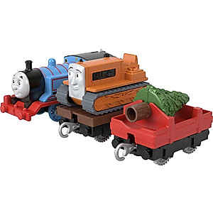 Thomas & Friends Thomas & Terence, Battery-Powered Motorized Toy Train for Preschool Kids Ages 3 Years and up