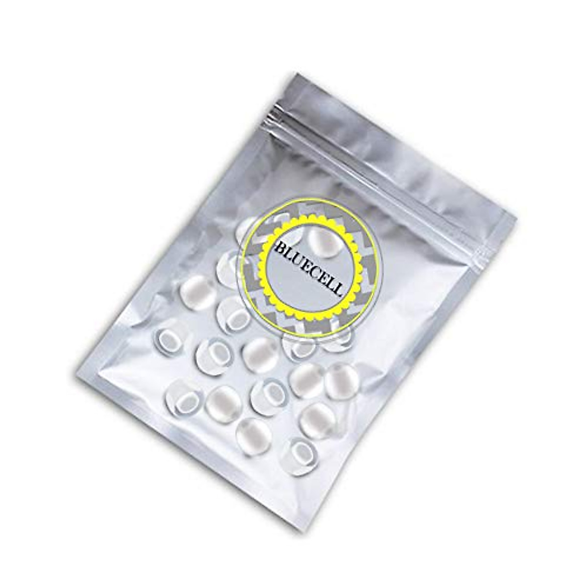 Bluecell 10 Pairs Small Clear color Silicone Replacement Ear Buds Tips for Audio-Technica Skullcandy Monster Sony Ultimate Ears Sharp Sennheiser Plantronics TDK Phillips Panasonic Denon Griffin JVC