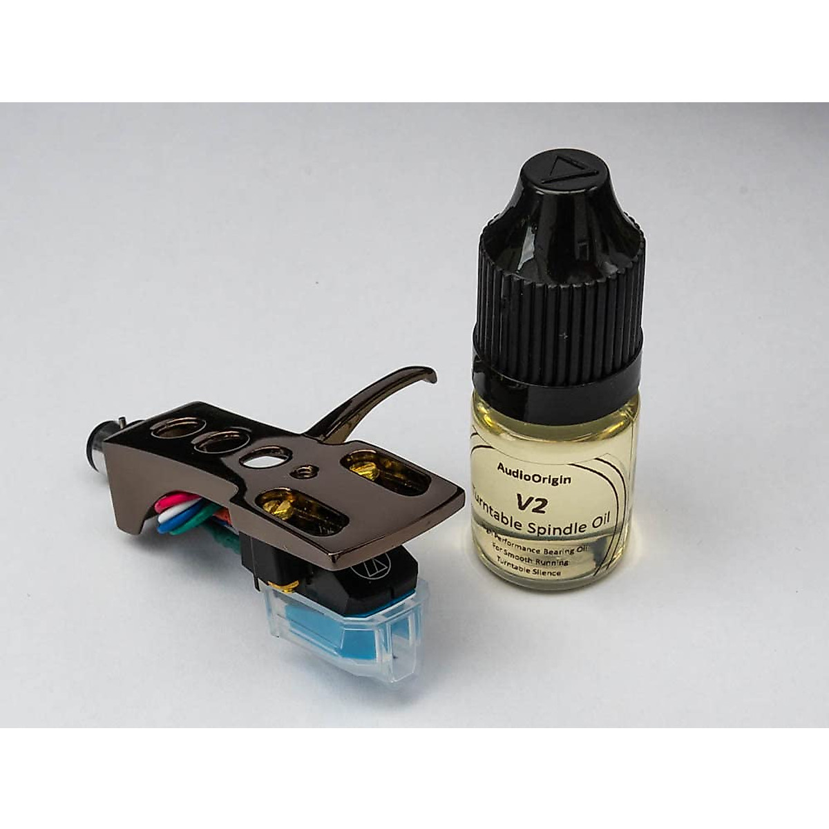 Titanium Headshell, AT-VM95, Cartridge, Stylus, Oil for Technics SL1200, SL1210, SL1600, SL1610, SL1700, SL1710, SL1800, SL1810, SL3200, SL3300, SL3350