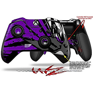 Baja 0040 Purple - WraptorSkinz Decal Style Vinyl Skin Wrap compatible with XBOX One ELITE Wireless Controller (CONTROLLER NOT INCLUDED)