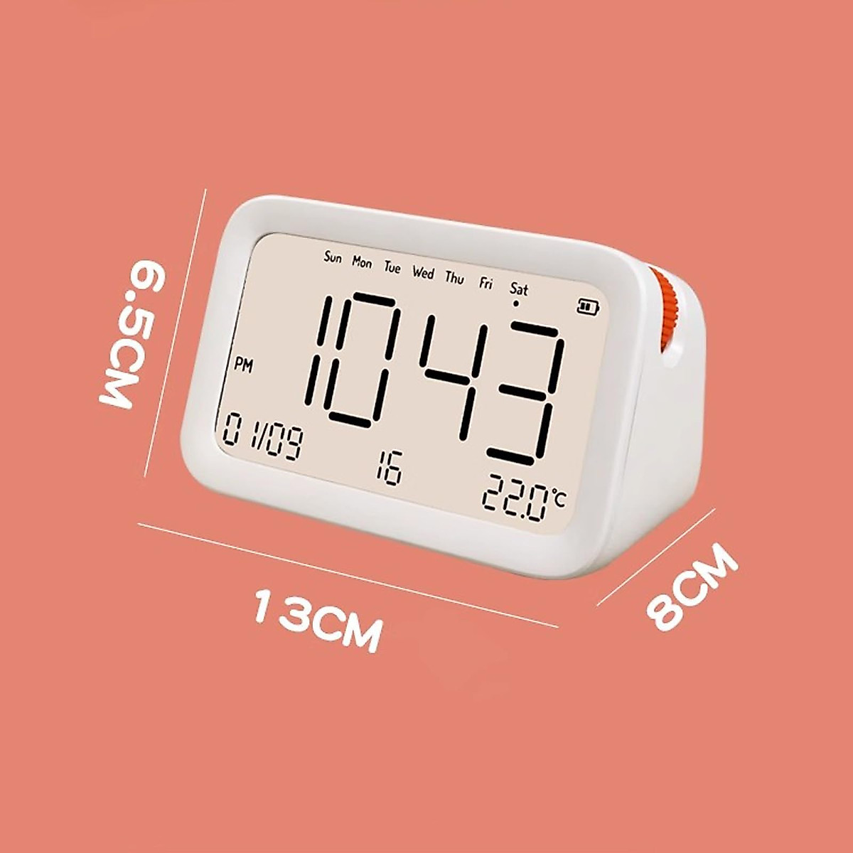 WAOCEO Alarm Clock/Digital Clock Loud Alarm Clock for Bedrooms with Night Light, USB Charger, Small Bedside Digital Clock with Display for Kids, Teens Bedside Clock
