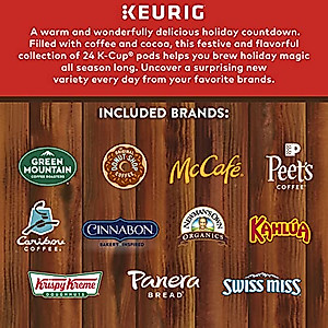 Keurig Advent Calendar Variety Pack, Single Serve K-Cup Pods, 24 Count