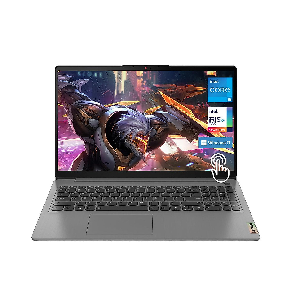 Lenovo Ideapad 3i 15.6" Full HD (1920 x 1080) Touch Business Laptop, Intel Core i5-1135G7, 4-core, 20GB RAM 512GB SSD Storage, Intel Iris X Graphics, Bluetooth, Wi-Fi, Win11, Arctic Grey, W/GaLiMu