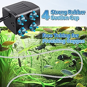 2 Pack 15W 220GPH Submersible Fountain Water Pump with 12 LED Lights, Aquarium Fish Tank Water Pump with 13mm and 8mm Spray Nozzles 9.8ft Tubing for Water Feature Pond Home Fountain Statuary Gardens