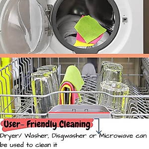 Mr. Pen- Dish Cloths, 6 pcs, Reusable Paper Towels, Absorbent Kitchen Towels, Dishcloths for Kitchen, Cellulose Sponge Cloths, Dish Drying Towels, Kitchen Cleaning Cloths, Sponge Cloth, Dish Rag.