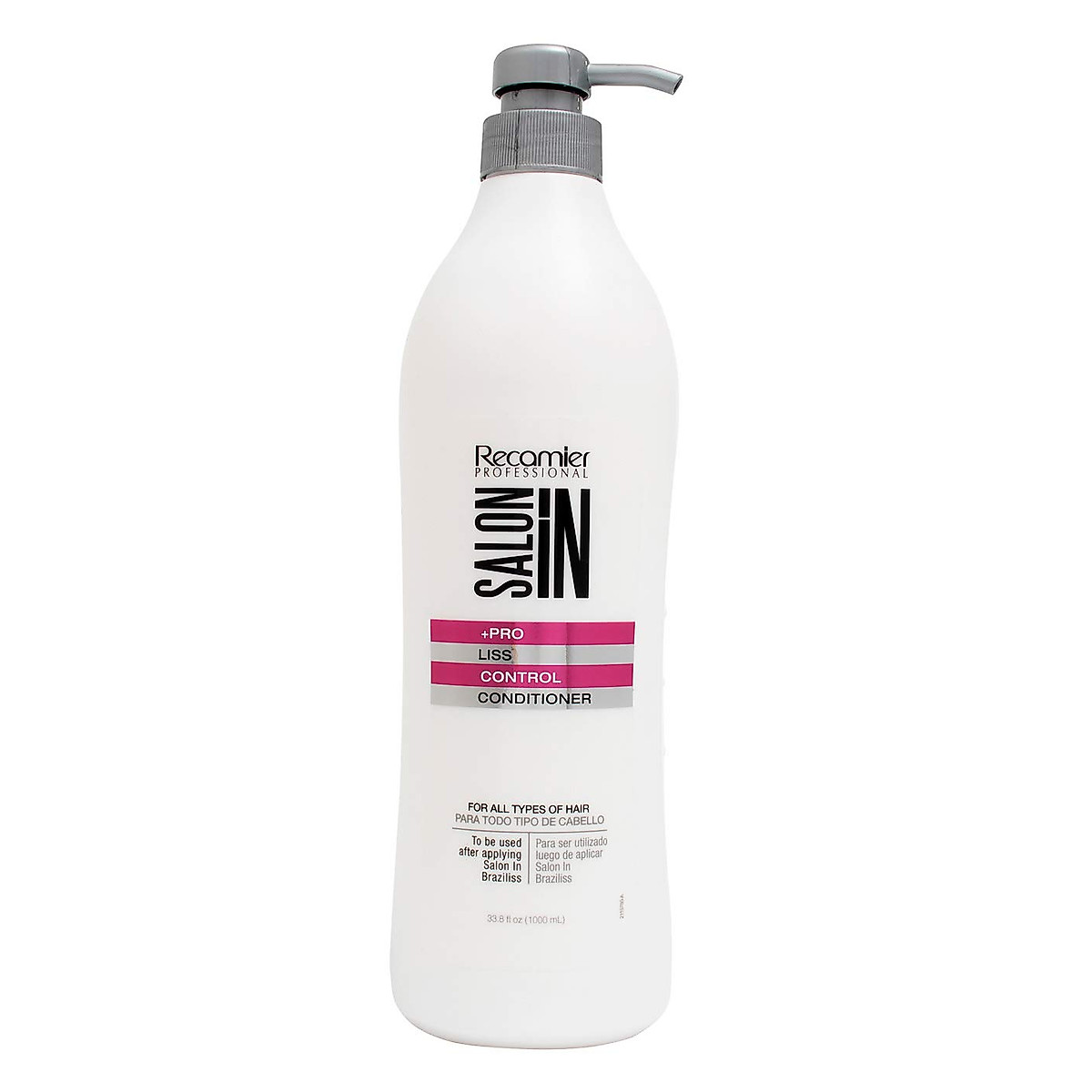 Recamier SalonIn Perfect for Braziliss After Care Liss Control Conditioner | Rinse Protege Contra La humeda De Un Cabello alisado Acondicionador 33.8 Ounces - 1000 mililiters