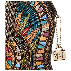 Mary Frances womens Good Vibes Only Crossbody Guitar Handbag Shoulder Bag, Multi, One Size US