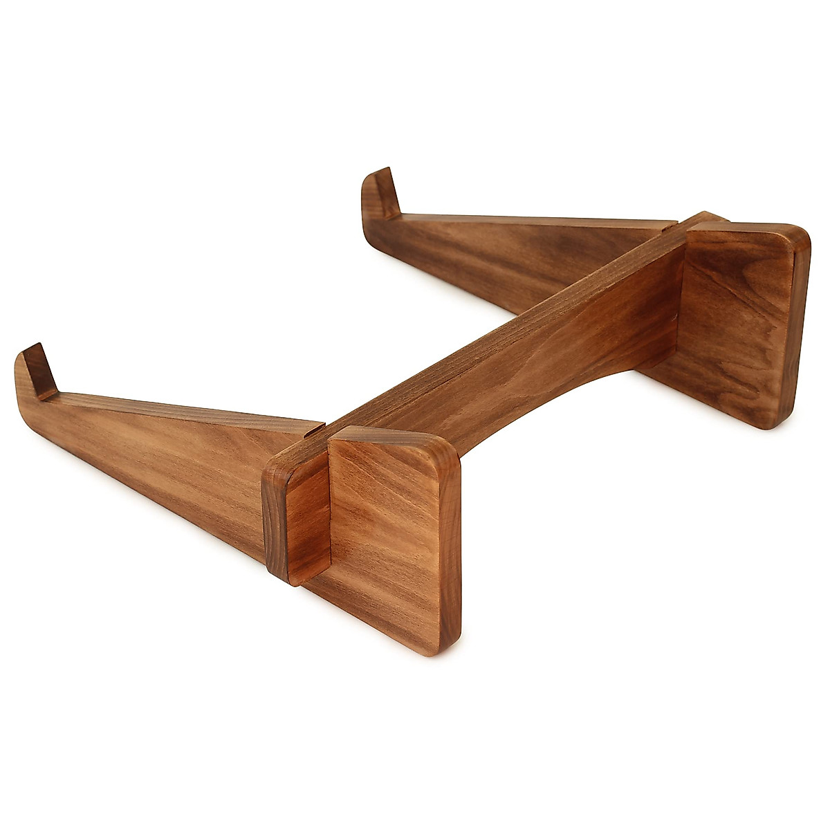 ABHANDICRAFTS Year END Sale - Wooden Laptop Stand Portable Foldable Laptop Holder for MacBook, Computer Desktop Organizer Suitable for All Laptops Sized