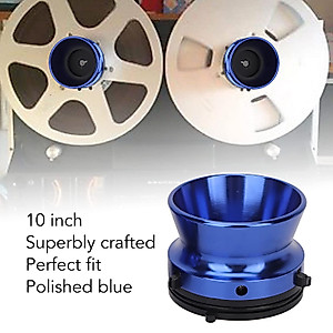1 Pair Nab Hub Adapters, Reel to Reel Tape Nab Hub Adapter, 10 Inch Aluminium Nab Hub Adapter for Studer for for, Universal Reel Tape Recorder Accessories