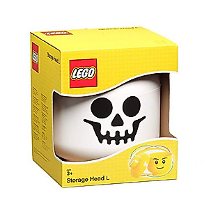 Room Copenhagen Lego Storage Head Large-Skeleton, Polypropylene, Skelton