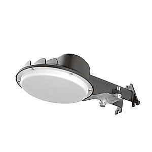 TIERONE Area-Light Extension Mounting Arm Sturdy Steel Mounting Pole for Outdoor Barn Light Yard Light Security Light Dark Bronze(Arm Pole Only)