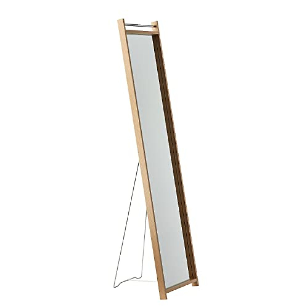 Adesso WK1117-12 Abigail Floor Mirror, Chrome
