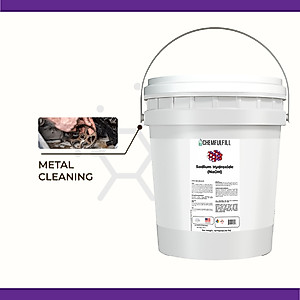 Chemfulfill Sodium Hydroxide – NaOH Flakes (Lye) (2 Pounds (2 lbs))