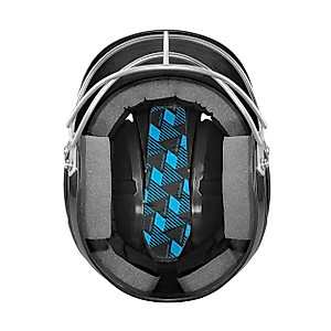 Easton | ALPHA Fastpitch Softball Batting Helmet with Facemask | Medium/Large | Black