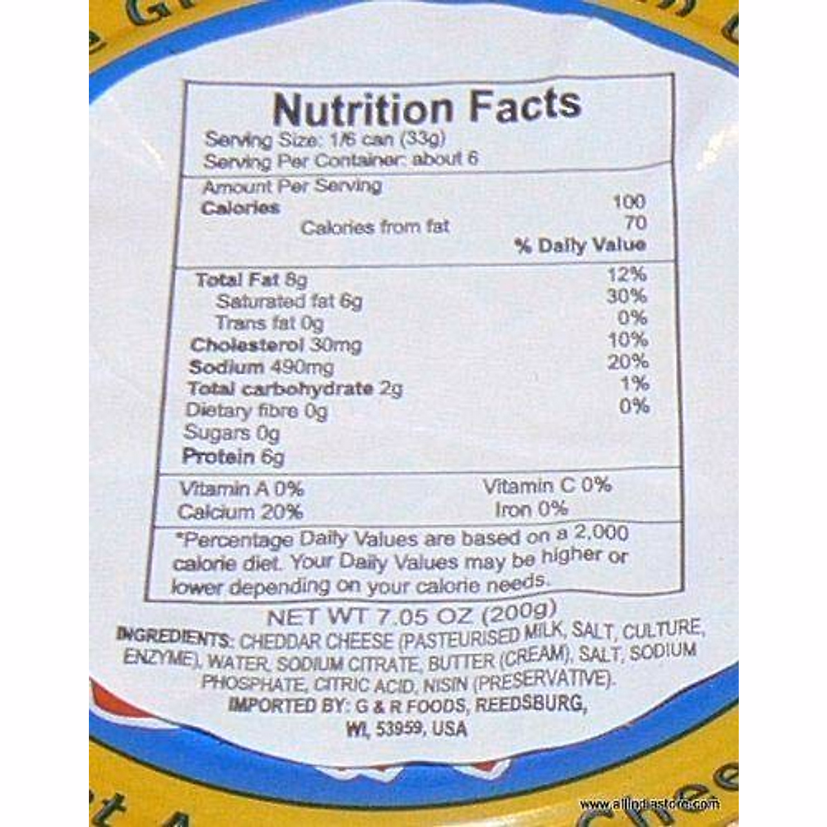 One Case of Bega Cheese - 36 cans