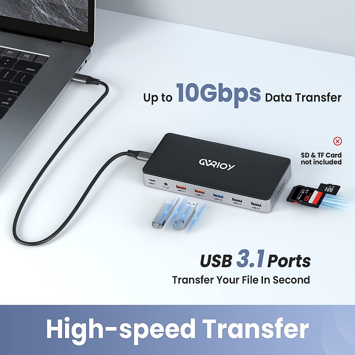 USB C Laptop Docking Station, 15 in 1 Triple Display Multiport Adapter 3 Monitors Dock with Dual DP, HDMI, VGA, USB C/A, RJ45, SD/TF, Mic/Audio, PD Compatible for MacBook/Dell/HP/Lenovo Laptops