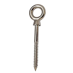 DBM IMPORTS 1 PC 1/2" x 4 3/4" Screw Lag Eye Bolt Stainless Steel SS 316