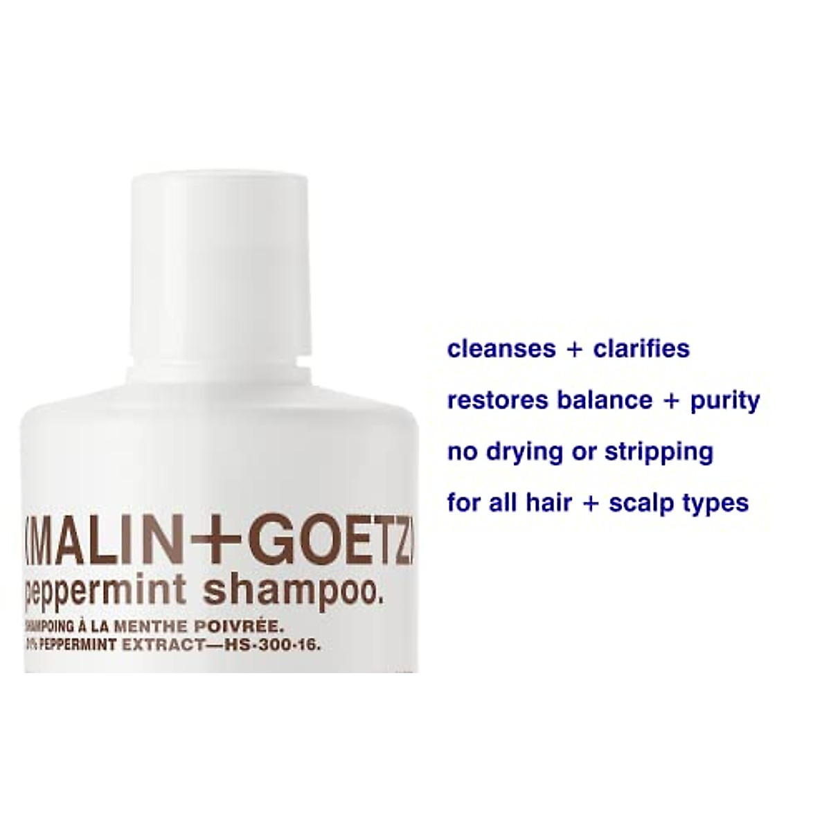 Malin + Goetz Shampoo, Peppermint, 16 Ounce