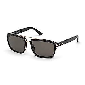 Tom Ford ANDERS FT 0780 Shiny Black/Grey 58/17/140 men Sunglasses