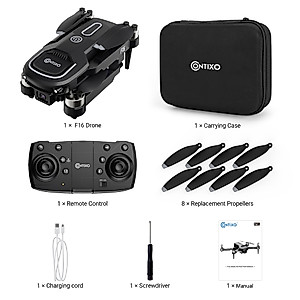 Contixo F16 FPV Drone with Camera for Kids - 2.4G RC Quadcopter Drones for Kids and Beginners with 6-Axis Gyro, 1080P HD Camera, Follow Me Mode, Gesture Control, One Key Starting, WiFi