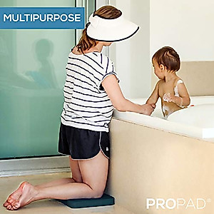 Thick Kneeling Pad, Garden Kneeler for Gardening, Bath Kneeler for Baby Bath, Kneeling Mat for Exercise & Yoga, Knee Pad for Work, Floor Foam Pad, Extra Large (XL) 18 x 11 x 1.5 Inches, Black