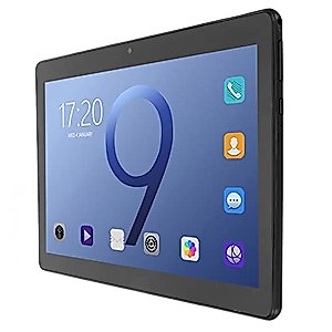 LBEC Black Grey Tablet, Dual Speakers Support 2.4G 5G WiFi Octa Core CPU 10 Inch Tablet for 10 3GB RAM 32GB ROM for Home (US Plug)
