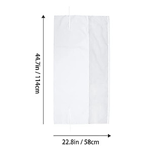 NUOBESTY Bird Cage Cover Shade Cloth Round Dome Cage Cover for Parakeets Lovebirds Budgies Finches Canary Small Bird Cage White