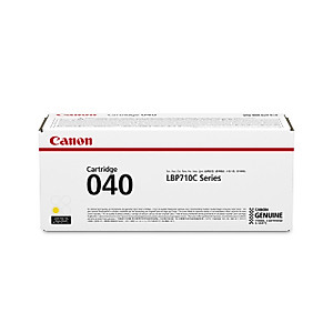 Canon Genuine Toner, Cartridge 040 Yellow (0454C001), 1 Pack, for Canon Color imageCLASS LBP712Cdn Laser Printer, Black