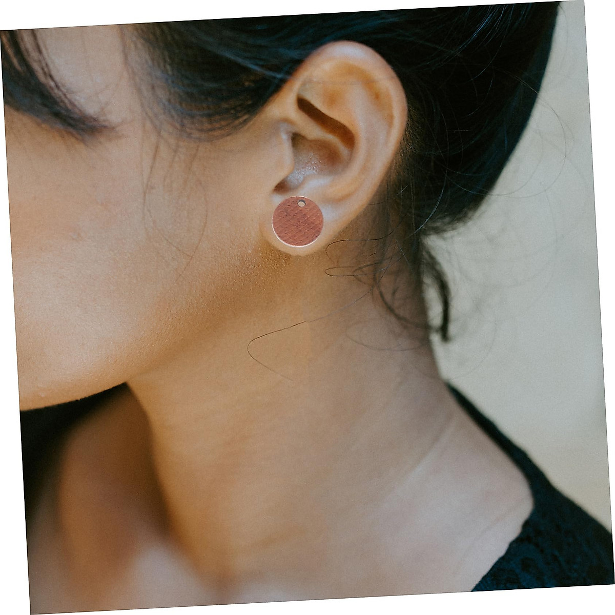 80 Pcs Accessories with Drop Earrings Wood DIY Stud Posts Jewelry Making Kit DIY Wood Stud Posts Earrings Material Earring Studs Jewelry Wood Posts Ear Stud with Hoop Earring Post