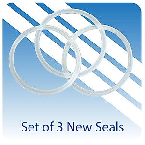 LastyBands Replacement Lid Seals for 20 or 30 Ounce Stanley Flowstate Quencher H2.0 Tumbler, 3 Pack