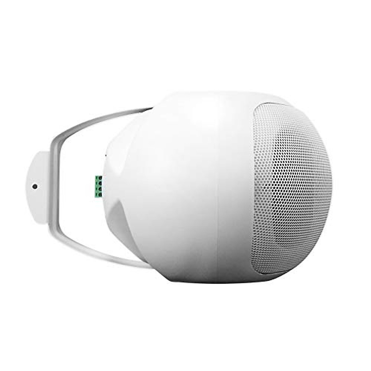 Rockville D4-8 White Dual 4" 8 Ohm Wall Mount Swivel Outdoor Home Patio Speaker