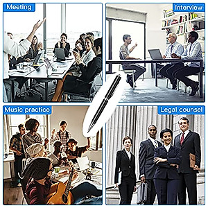 AIUAIUGO 32GB Digital Voice Recorder Device Voice Activated Recorder- Mini Audio Recording Device Audio Recorder for Lectures Meetings Classes, Portable USB MP3 Playback