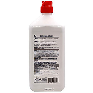 12x 1 Quart Bottle Lighter Fluid, Fast Lighting Lighter Fluid, Clean Burning, Charcoal Lighter Fluid, Perfect for Starting Outdoor Charcoal & Wood Fires, BBQ Grill, Grilling Essentials by Mr. Bar-B-Q