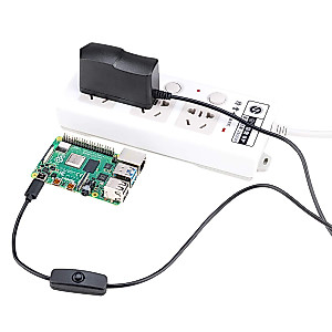 Enokay Raspberry Pi 4 b Power Supply 5V 3A USB C Charger Adapter