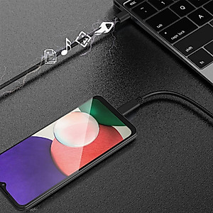 CBUS 10ft Heavy-Duty Extra Long Charging Cable for Samsung Galaxy S24/S23/S22/Ultra/Plus/FE, Galaxy A03s, A13 5G, A14 5G, A15 5G, A23 5G, A25 5G, Galaxy Tab A9+ 5G, A7 Lite