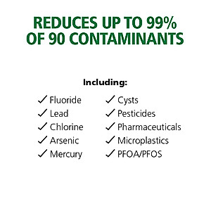 AO Smith Reverse Osmosis Water Filter Replacement Cartridges - Carbon Replacement Filters for AOS-HERO RO Filtration Systems - Reduce Chlorine & Other Contaminants from Drinking Water - AOS-HERO-S1S3