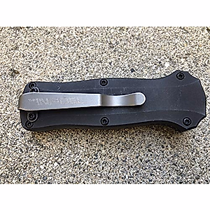 Stainless Steel Vintage Dark Bronze Scale, Pivot & Pocket Clip Screws Set for Spyderco Paramilitary 2 Knife - 9pcs