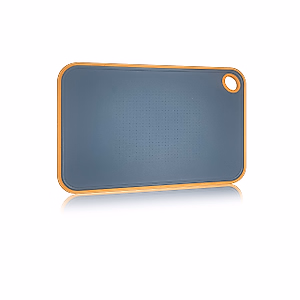 Cutting Boards For Kitchen Plastic, 10.6x16 Large Cutting Board, Double-Sided Plastic Cutting Board, Non-Slip Cutting Board, Blue