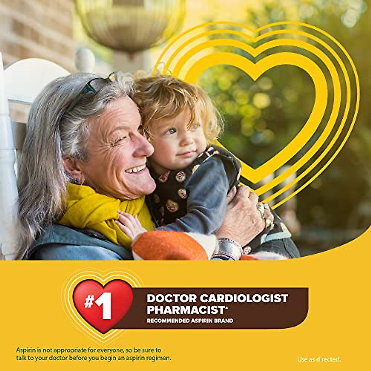 Bayer Aspirin Low Dose 81 mg, Enteric Coated Tablets, Doctor Recommended, Secondary Prevention of Cardiovascular Disease, 32 Safety Coated Tablets