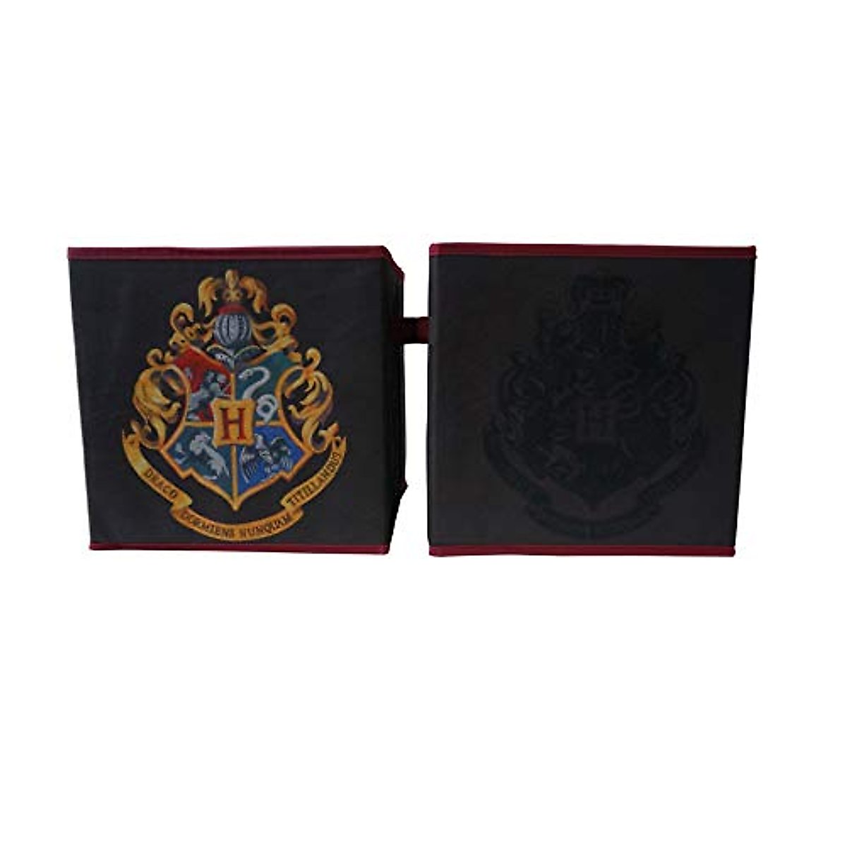 Harry Potter 5 Piece Storage Solution Set, come with Collapsible Storage Trunk, Pop Up Hamper, 2 Storage Cubes, 1 Sequin Storage Cube