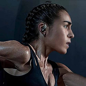 Bluetooth Headphones True Wireless Earbuds Ear Hook Sports Headsets TWS Bass Gaming Earphones with Mic IPX5 Waterproof (Color : B)