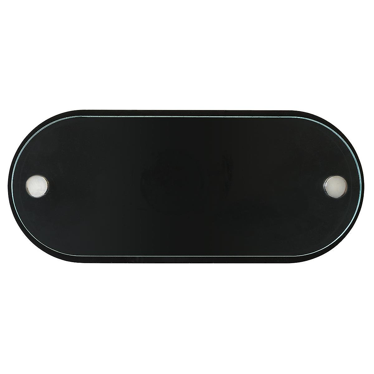 Displays2go 10 x 4 Inch Oval Door Sign, Acrylic Plates, Standoffs, Printable Film Sheets (DSIGN104OBD)