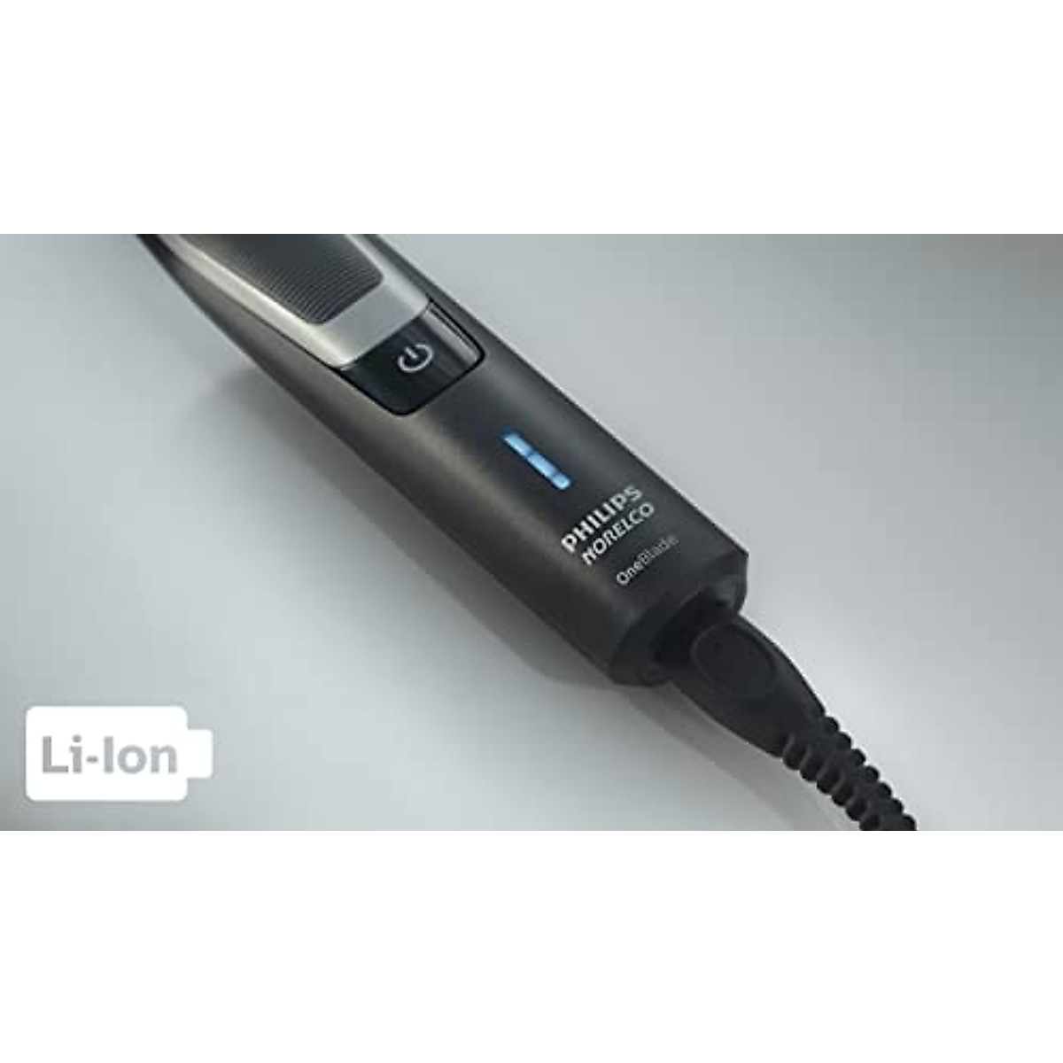 Philips Norelco Oneblade Pro Hybrid Electric Trimmer and Shaver, Black, QP6510/70