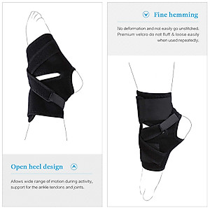 Ankle Support Brace, Support Drop Foot Brace Foot Up Afo Brace Fits for Right/Left Foot Orthosis Ankle Brace Support, Improve Walking Gait, Effective Relieve Pain for Achilles Tendon